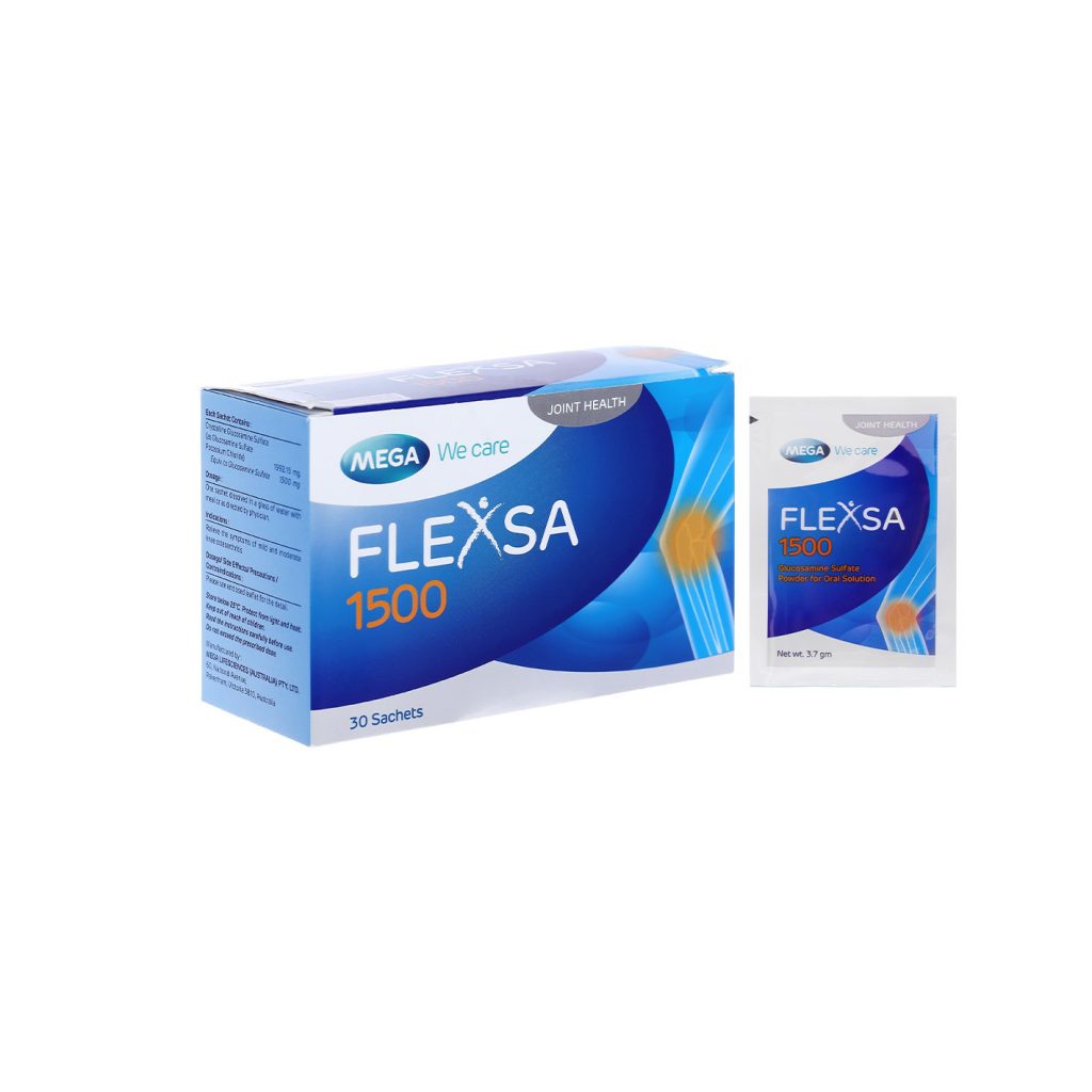 FLEXSA 1500MG, HỘP 30 GÓI Hỗ Trợ Vận Động Khớp Linh Hoạt Và Dẻo Dai ...