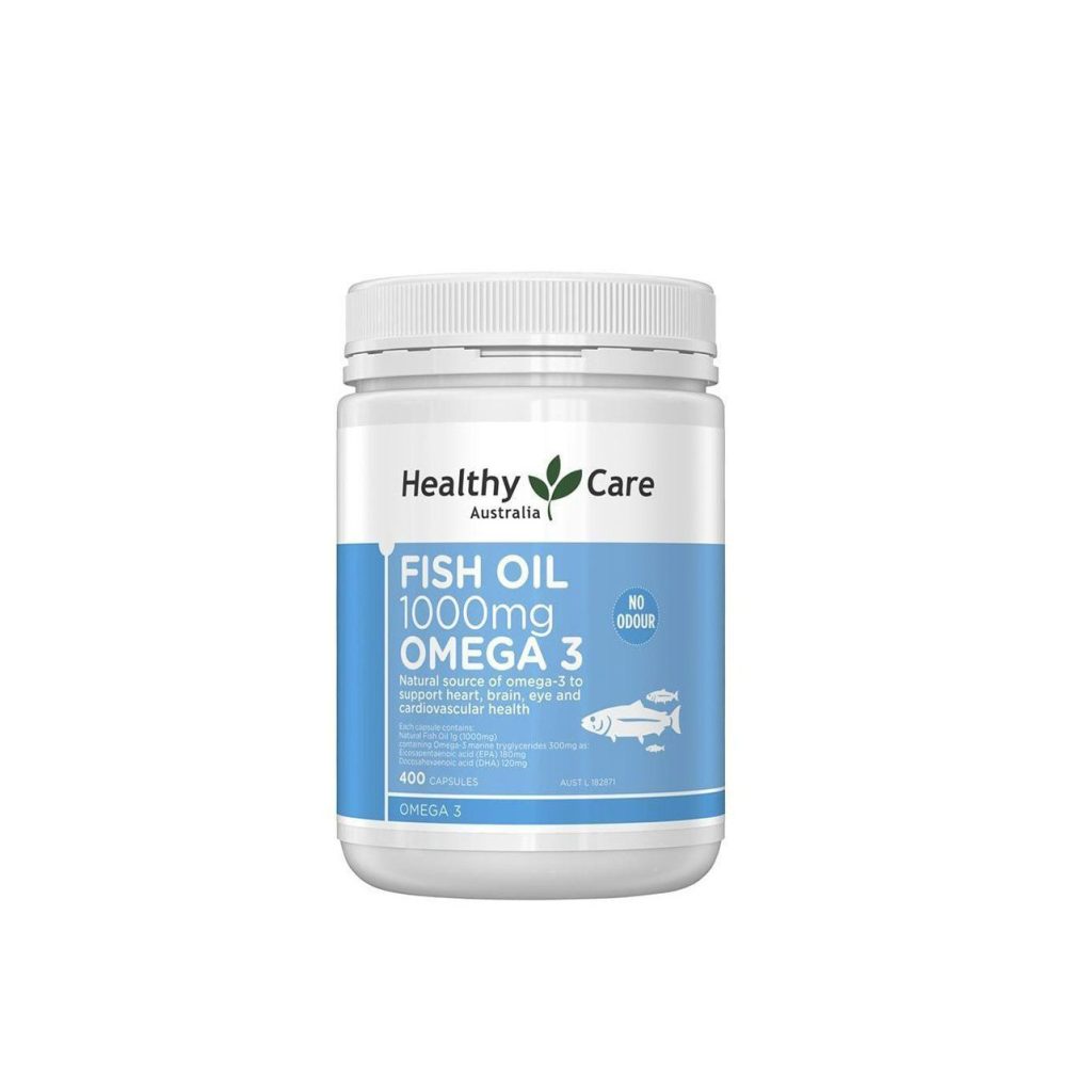 Dầu cá 1000mg Omega 3, 400 viên - Nhà Thuốc Minh Châu
